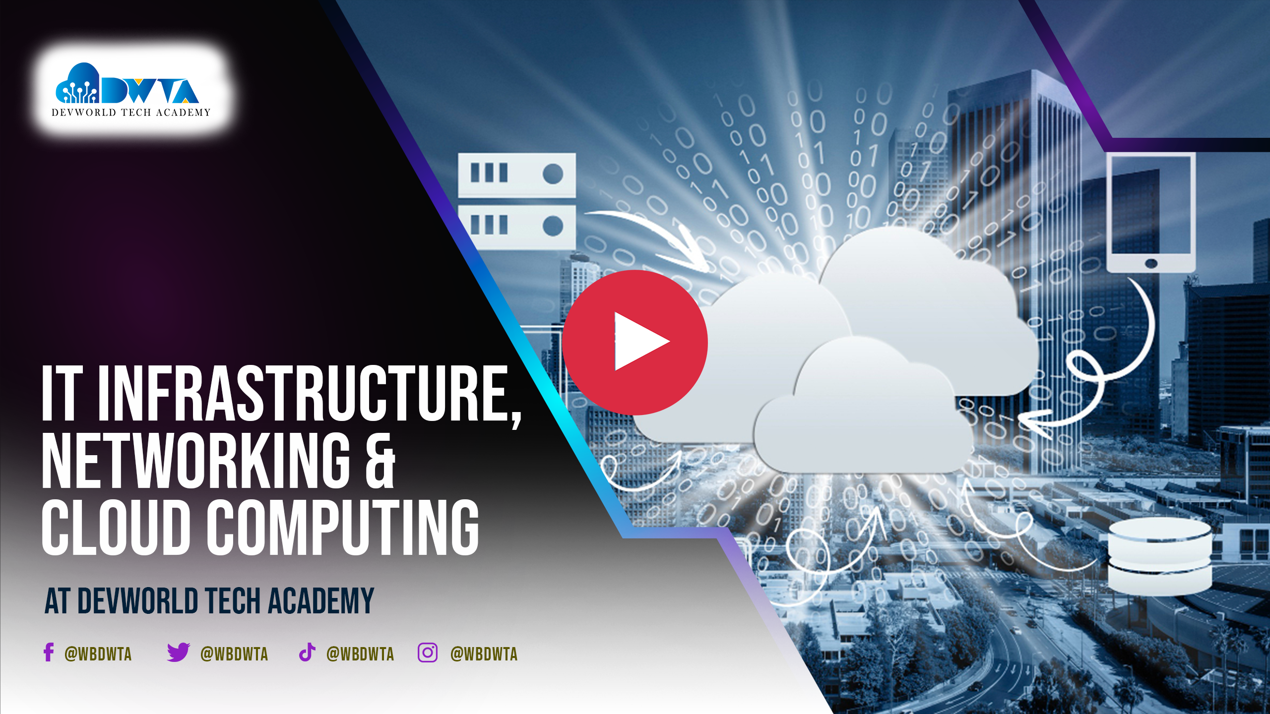 IT Infrastructure, Networking & Cloud Computing - Study Programs - DevWorld Tech Academy